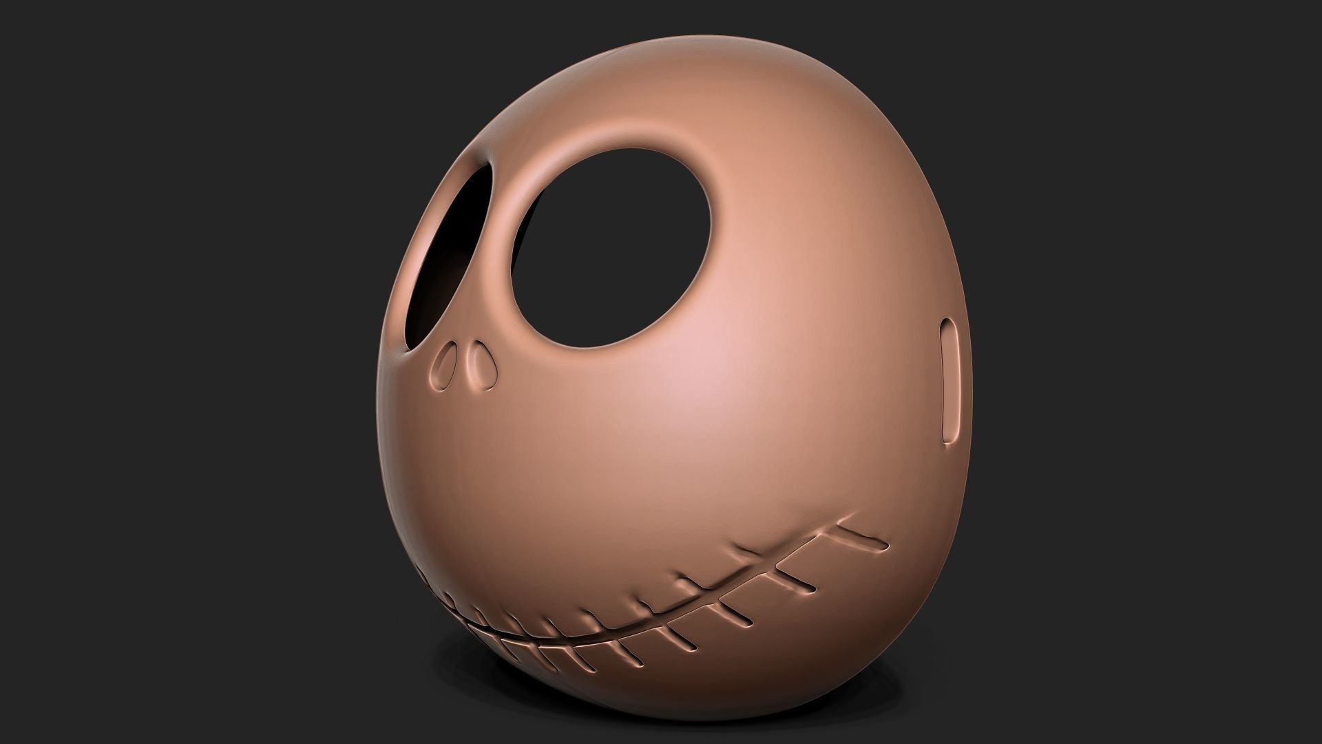 Jack Skellington Mask 3D model 3D printable | CGTrader