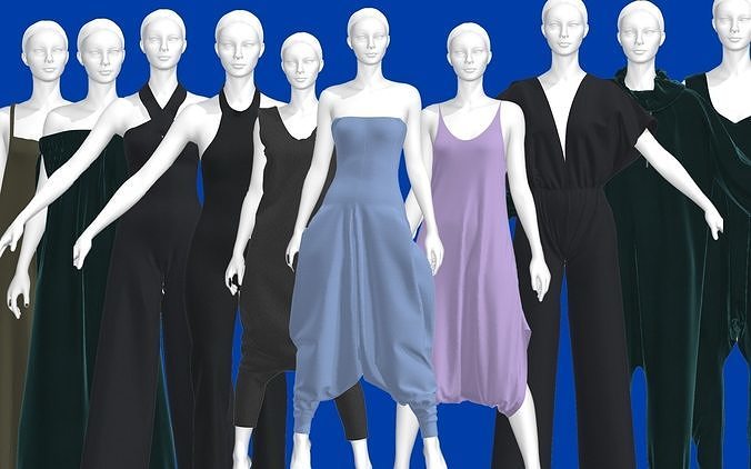 Dress Outfits MD CLO 3D zprj project files 3D model 3D Model Collection ...