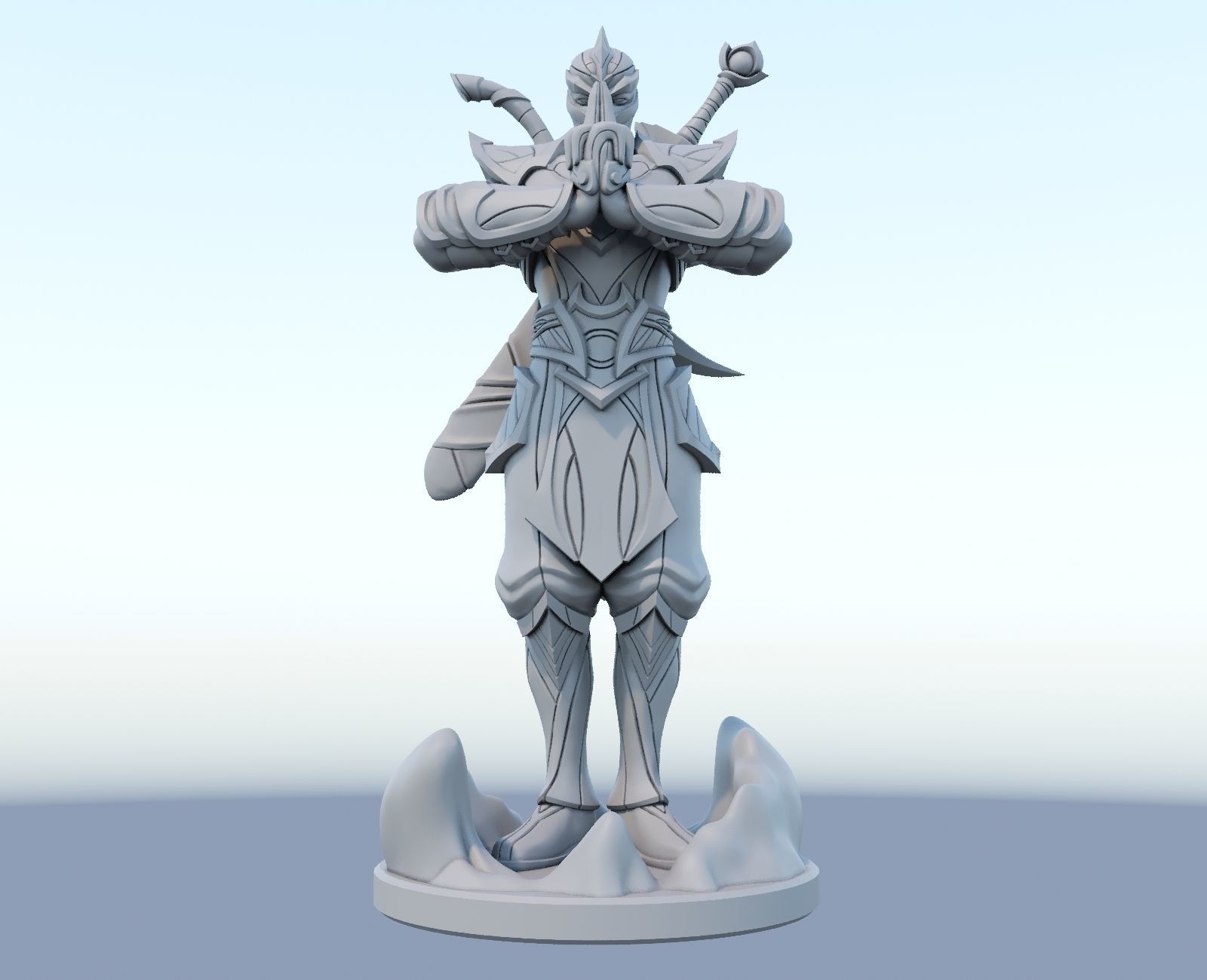 shen league of legends 3d print model 3D model 3D printable | CGTrader