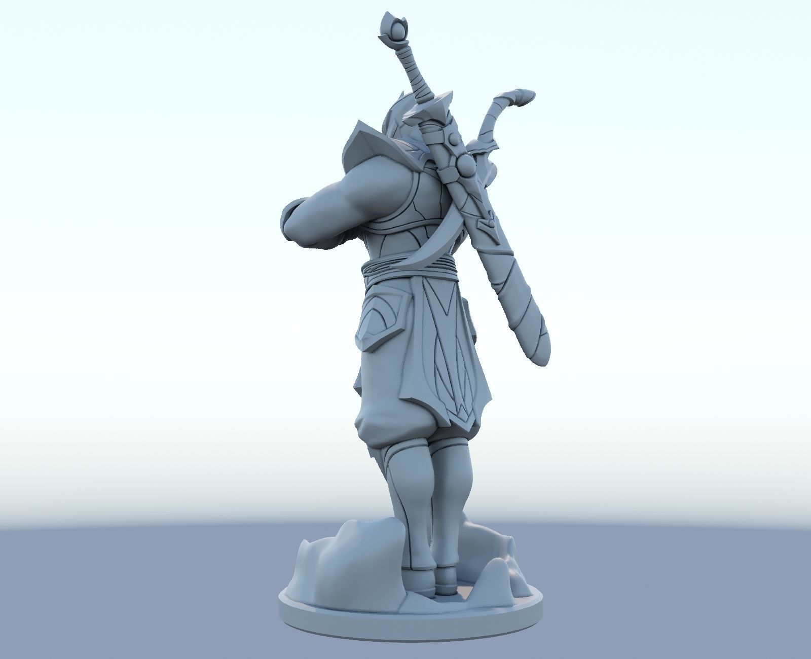 shen league of legends 3d print model 3D model 3D printable | CGTrader