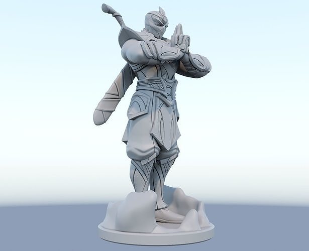 shen league of legends 3d print model 3D model 3D printable | CGTrader