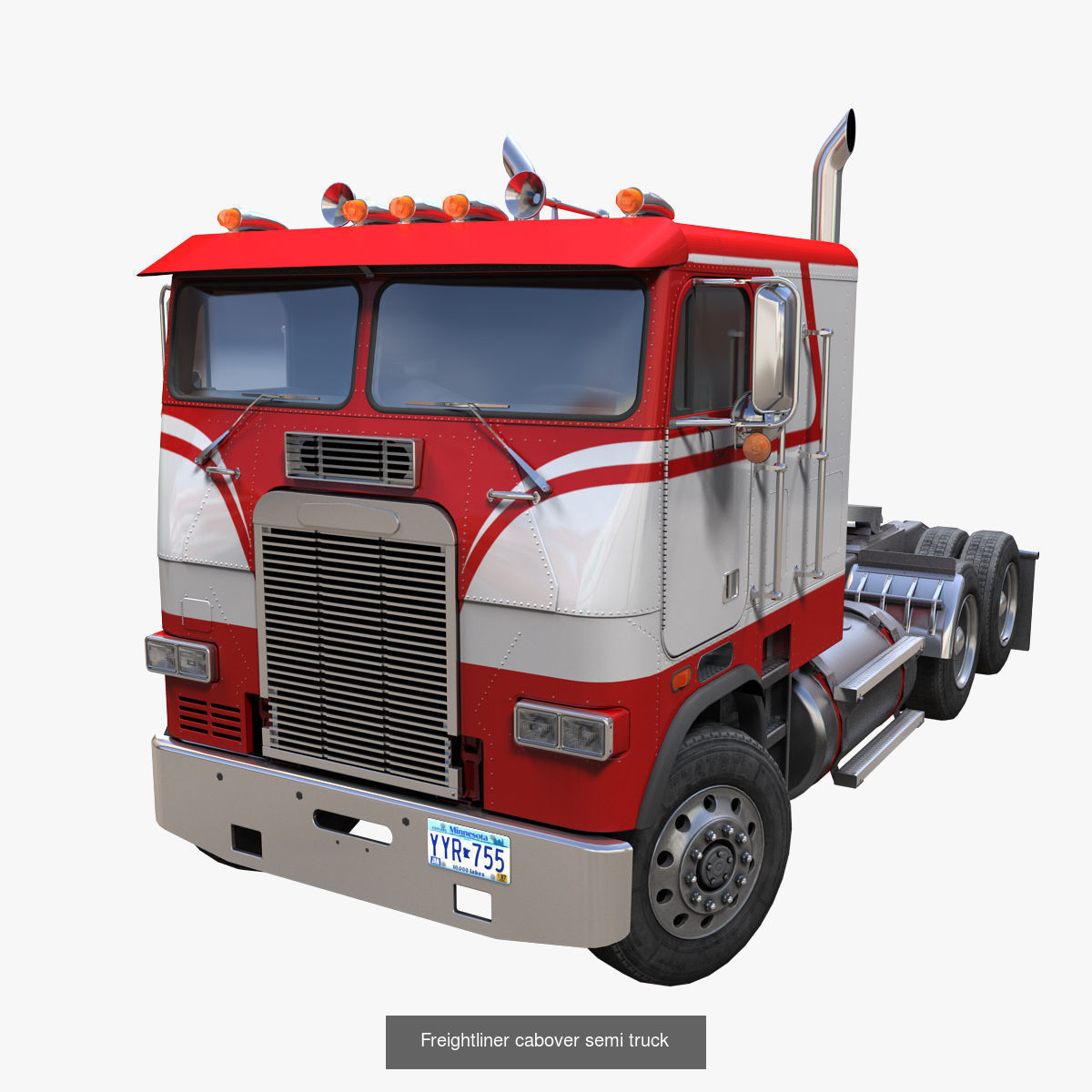 3D Model Collection Freightliner trucks VR / AR / low-poly | CGTrader