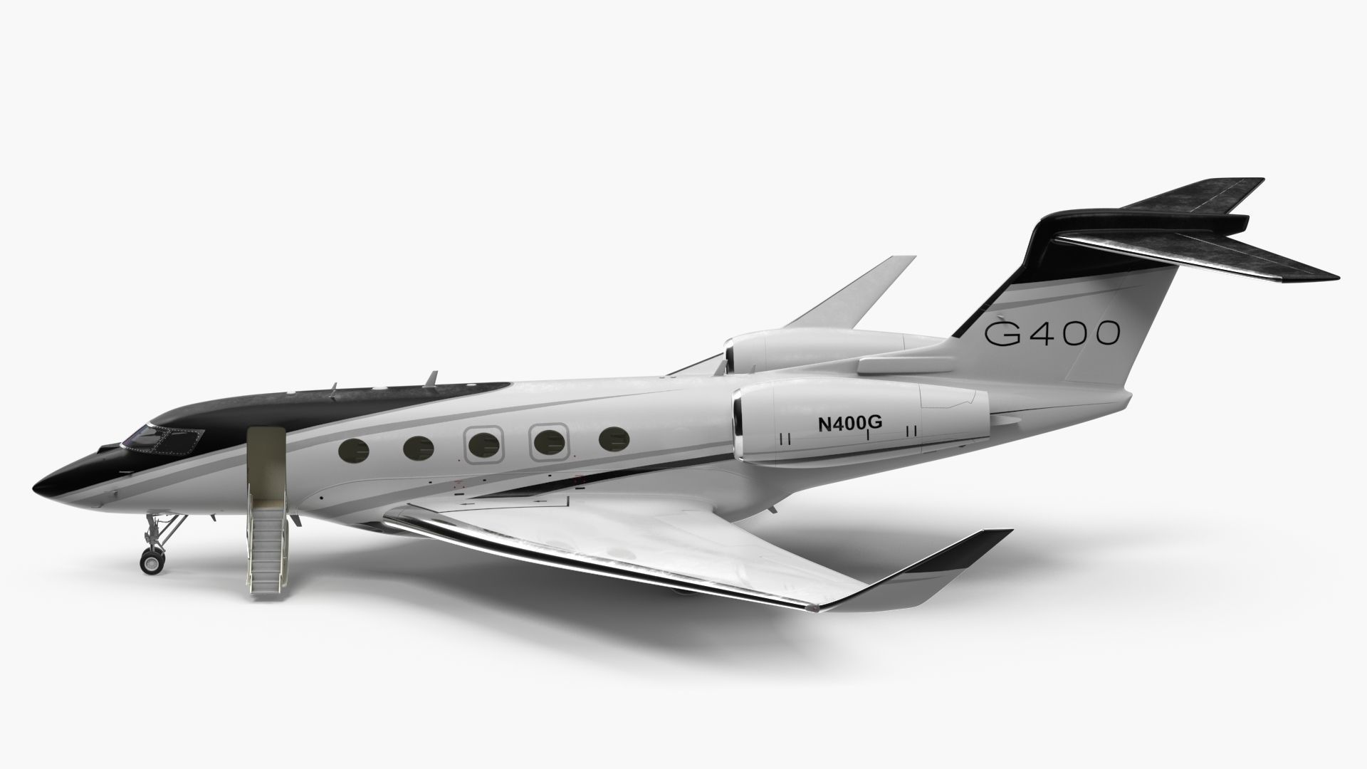 Gulfstream G400 Twin Engine Business Jet 3D model | CGTrader