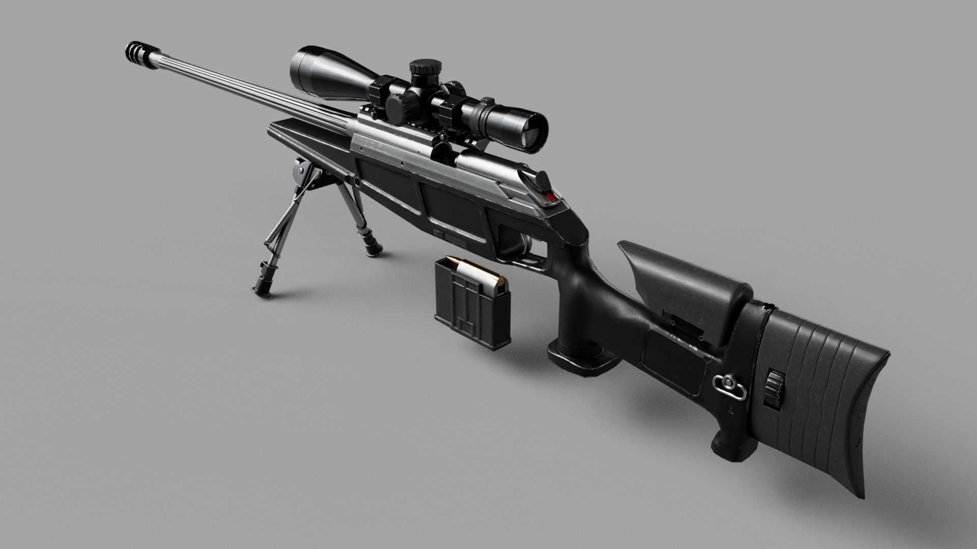 3D model SIG Blaser R93 LRS2 Tactical VR / AR / low-poly | CGTrader