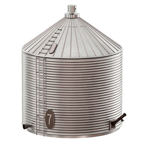Metal fuel tank 3D model | CGTrader