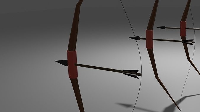 stylized bow 3D model | CGTrader