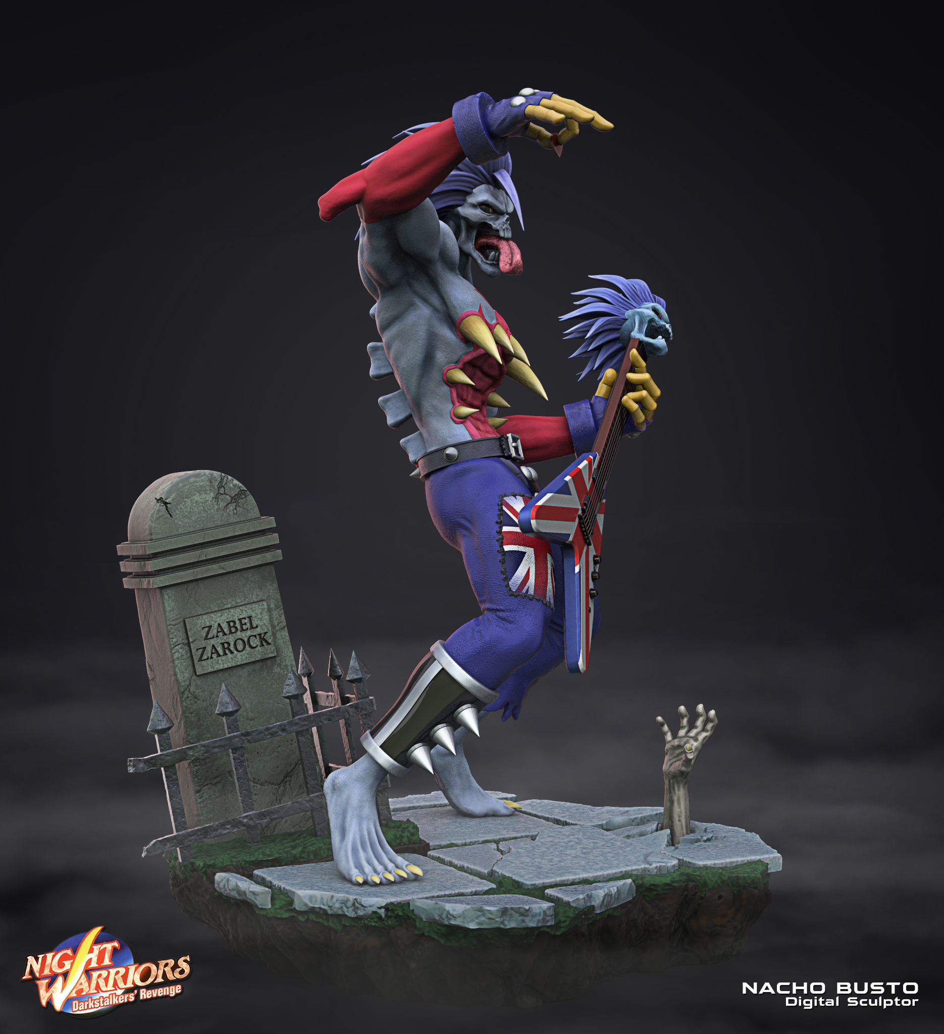 Lord Raptor - Night Warriors Darkstalkers Revenge 3D model 3D printable ...