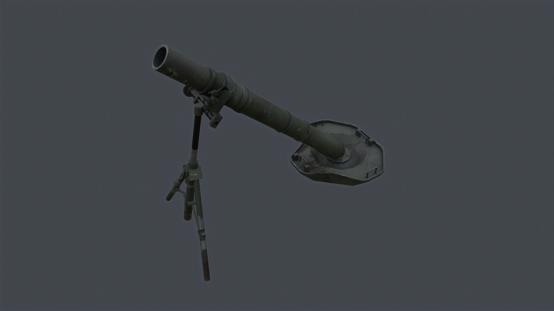 3D model PBP-172 120mm mortar china PLA VR / AR / low-poly | CGTrader