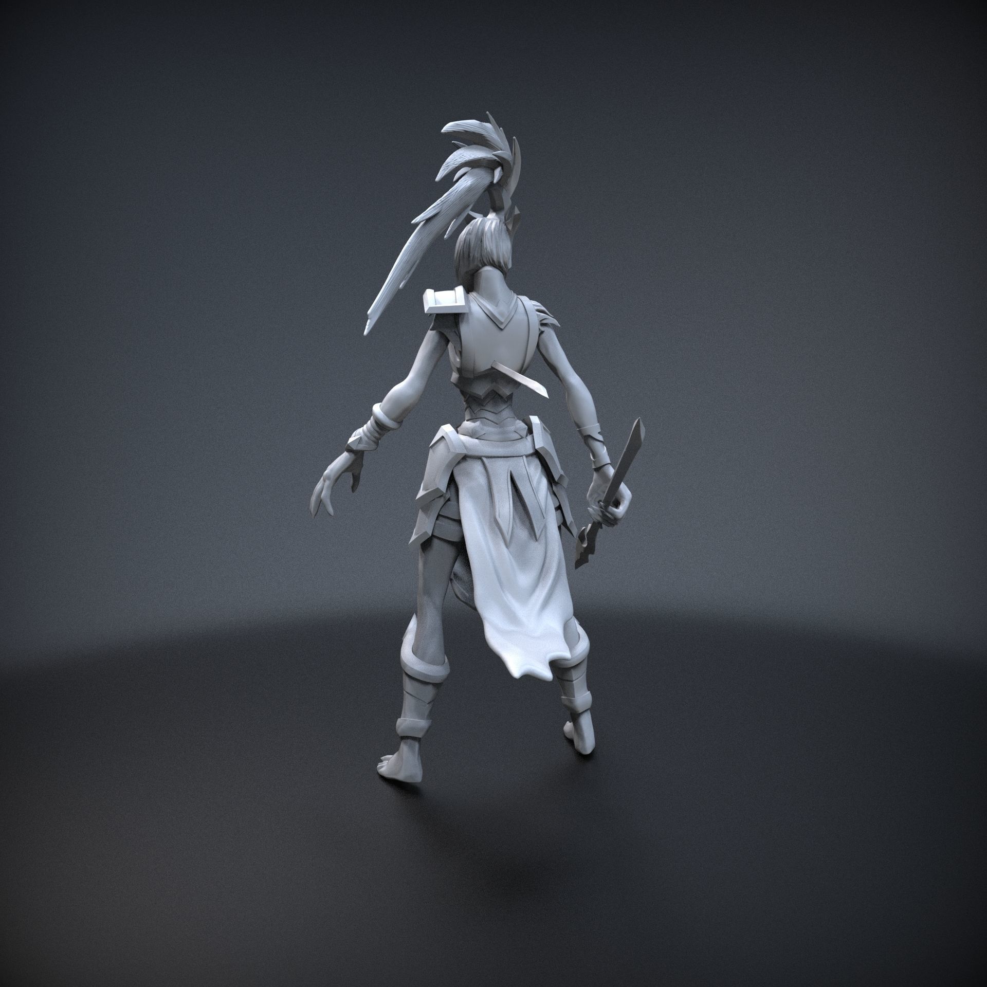 STL Kalista League of legends 3d print 3D model 3D printable | CGTrader