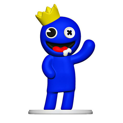 Blue Rainbow Friends 3D model 3D printable | CGTrader