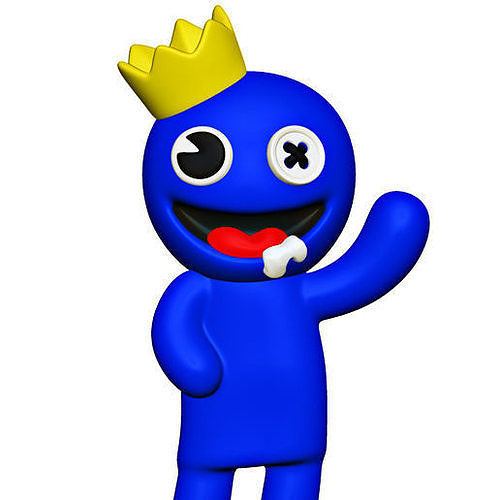 Blue Rainbow Friends 3D model 3D printable | CGTrader