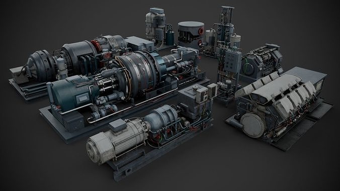 Machinery devices pack Vol1 3D model | CGTrader