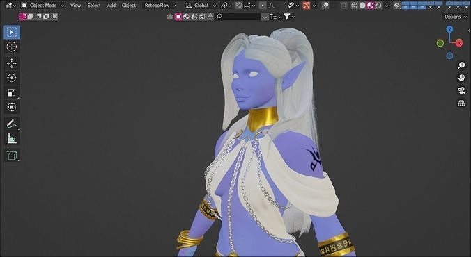 Fantasy Elf 3D model | CGTrader