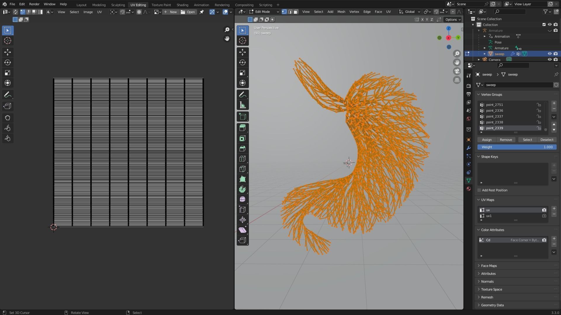 Human stomach made out of lines Unrolling growing animation 3D model ...