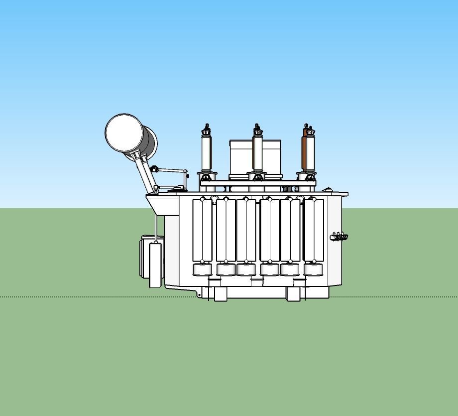 Electrical transformer 3D model animated | CGTrader