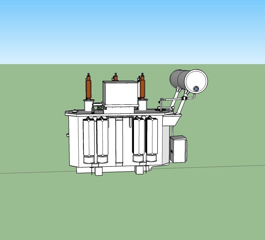 Electrical transformer 3D model animated | CGTrader