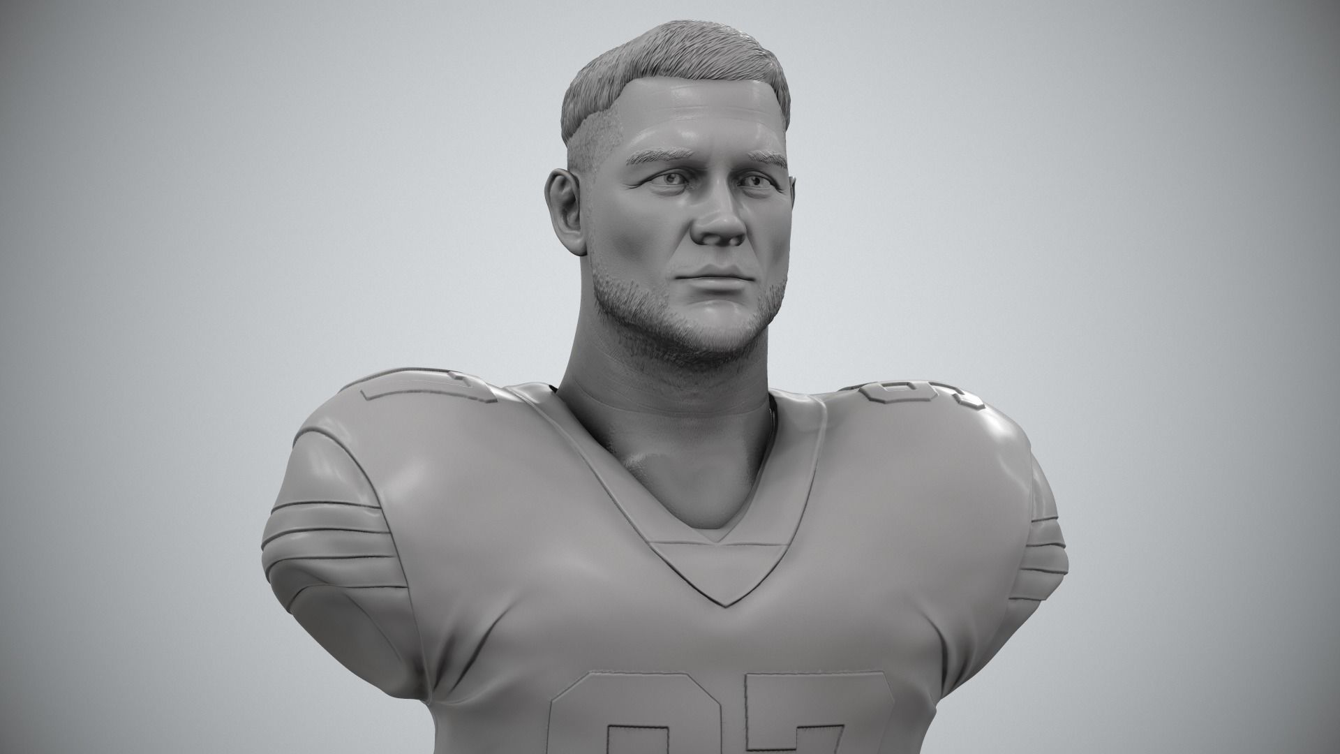 Nick Bosa 3D model 3D printable | CGTrader