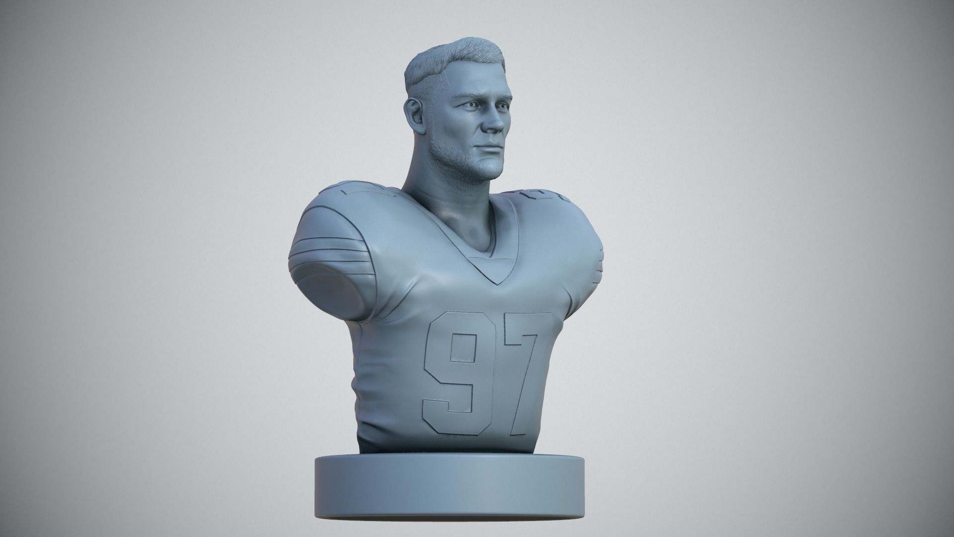 Nick Bosa 3D model 3D printable | CGTrader