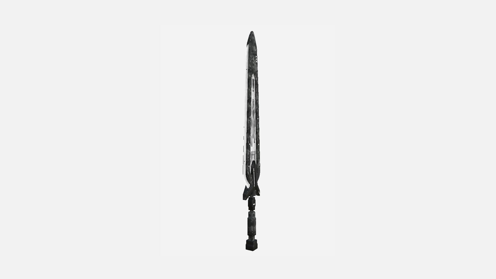 3D model SciFi Sword B09 Black Camo - Sci Fi Weapon Design VR / AR ...