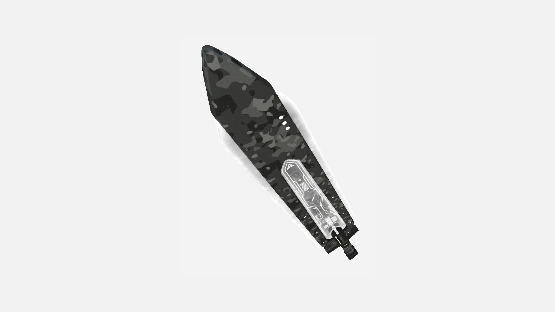 3D model SciFi Sword B09 Black Camo - Sci Fi Weapon Design VR / AR ...