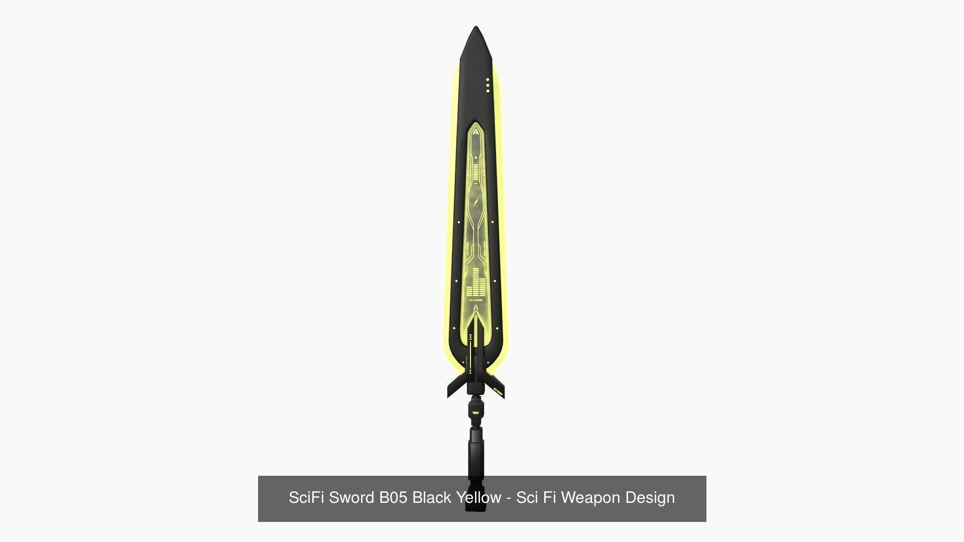 10 SciFi Sword B Collection - Sci Fi Weapon Design VR / AR / low-poly ...