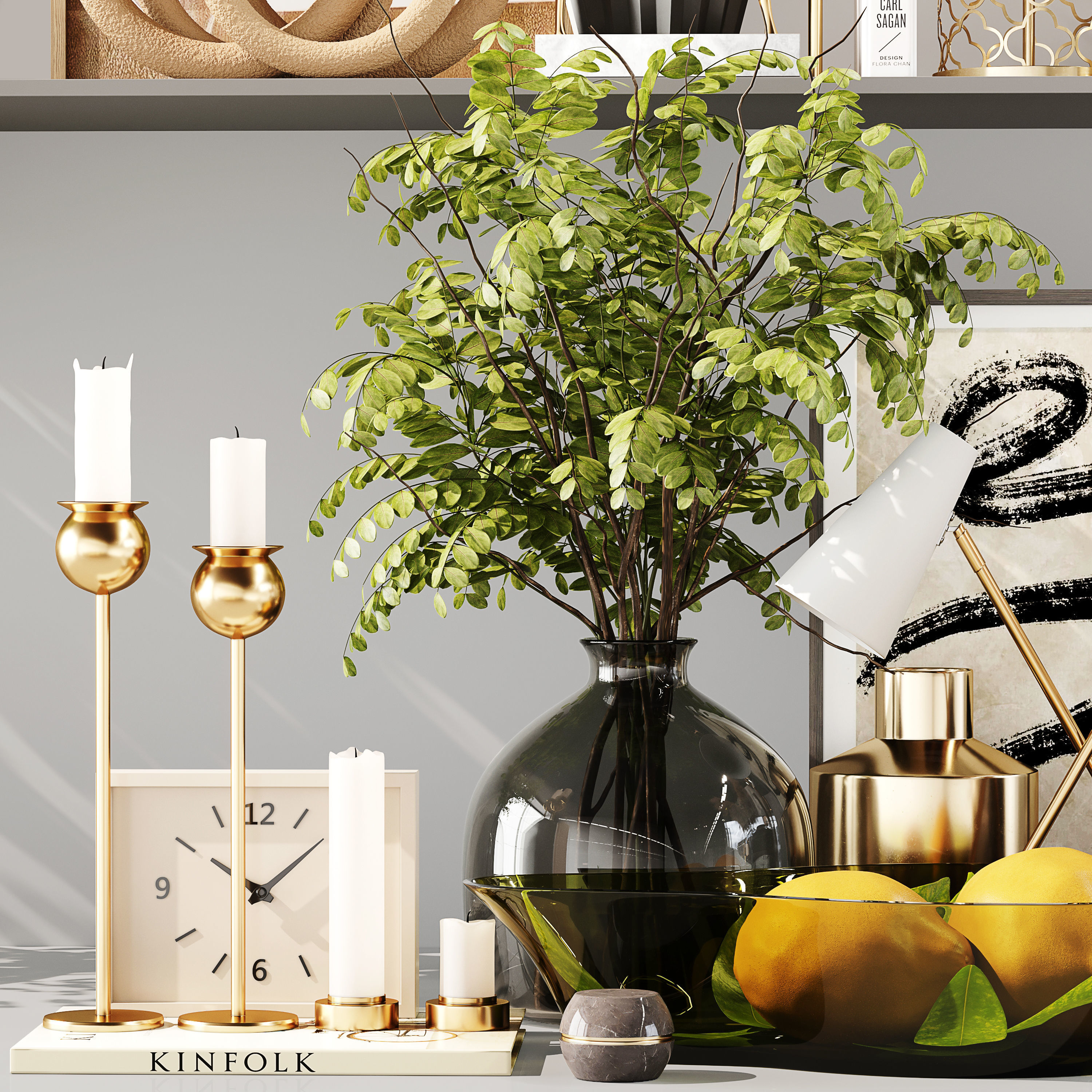 Decorative Set 123 3D model | CGTrader