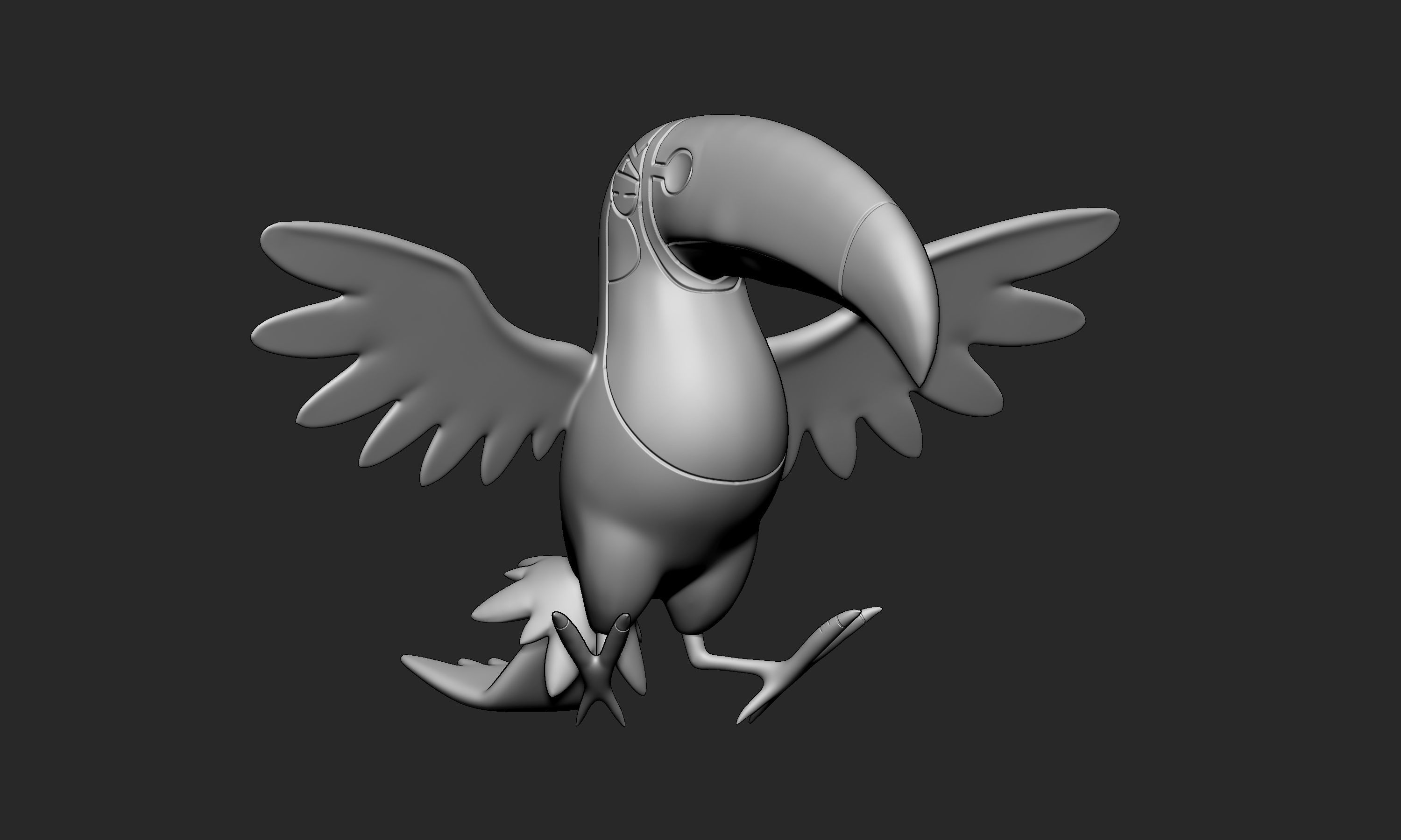 Pokemon - Toucannon with 2 poses 3D model 3D printable | CGTrader