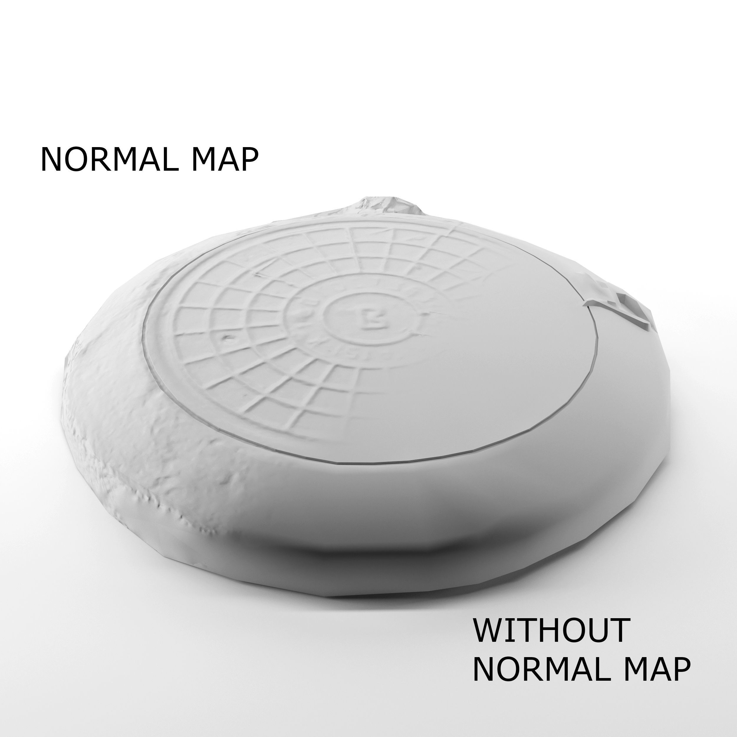 3D model Hatch cover 1 VR / AR / low-poly | CGTrader