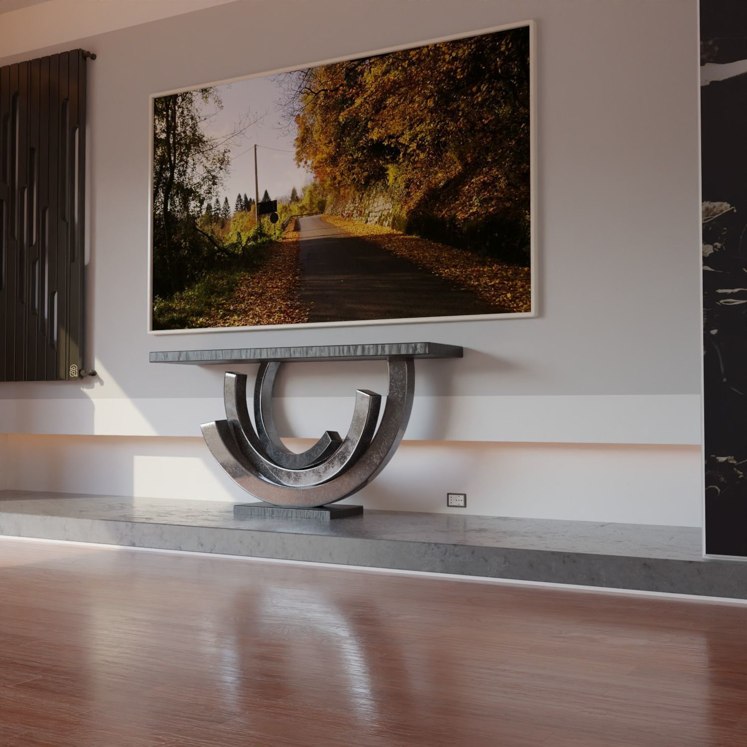 Interior decorative console table 3D model 3D model | CGTrader