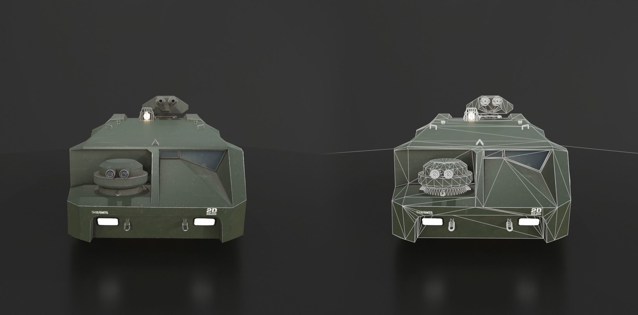 3D model M577 APC VR / AR / low-poly | CGTrader