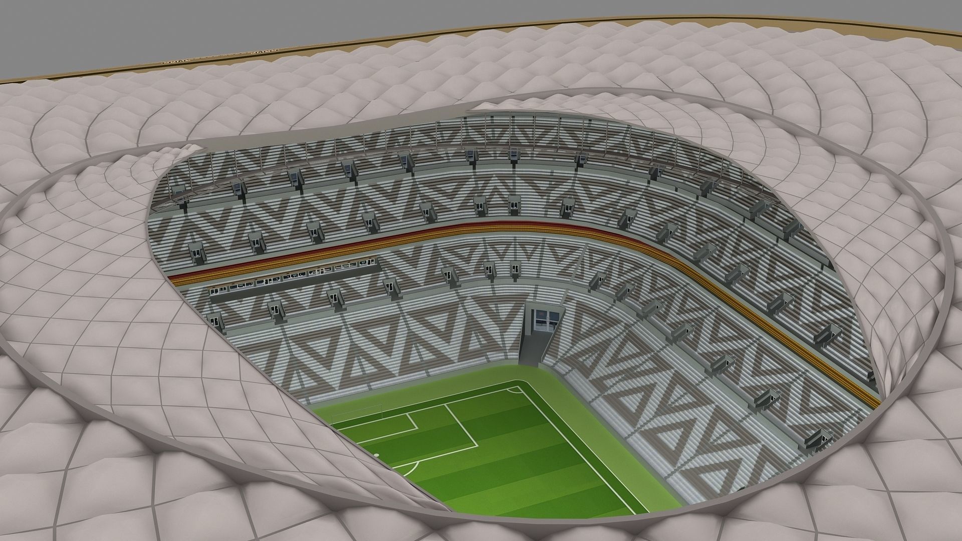 Lusail Iconic Stadium - Fifa World Cup 2022 Qatar 3D Model 3D model ...