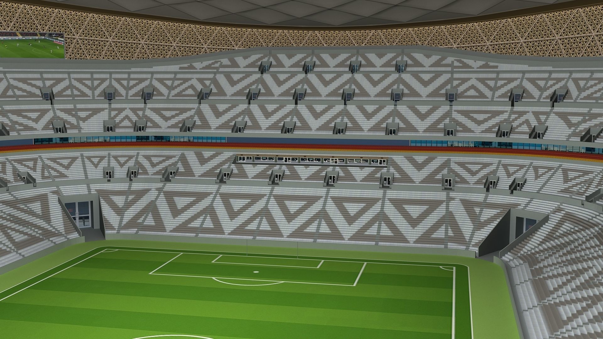 Lusail Iconic Stadium - Fifa World Cup 2022 Qatar 3D Model 3D model ...