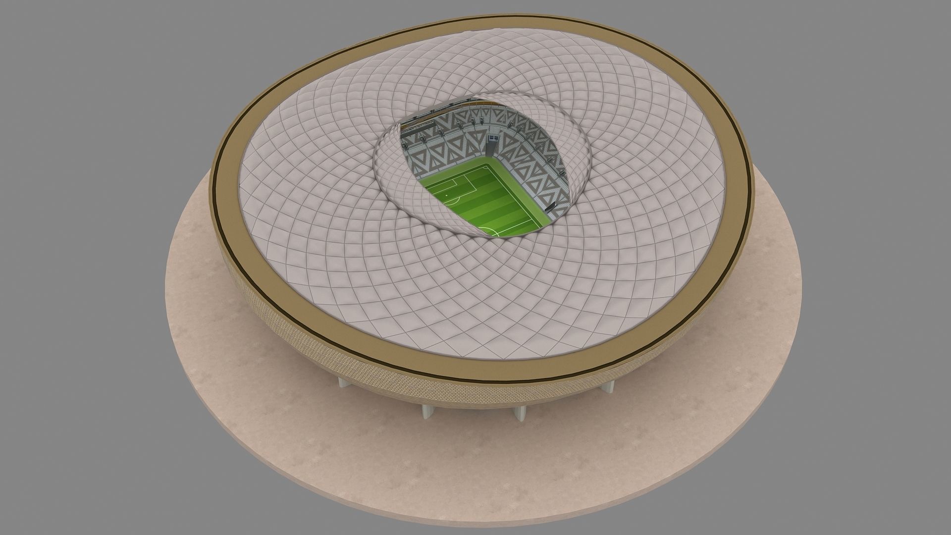 Lusail Iconic Stadium - Fifa World Cup 2022 Qatar 3D Model 3D model ...