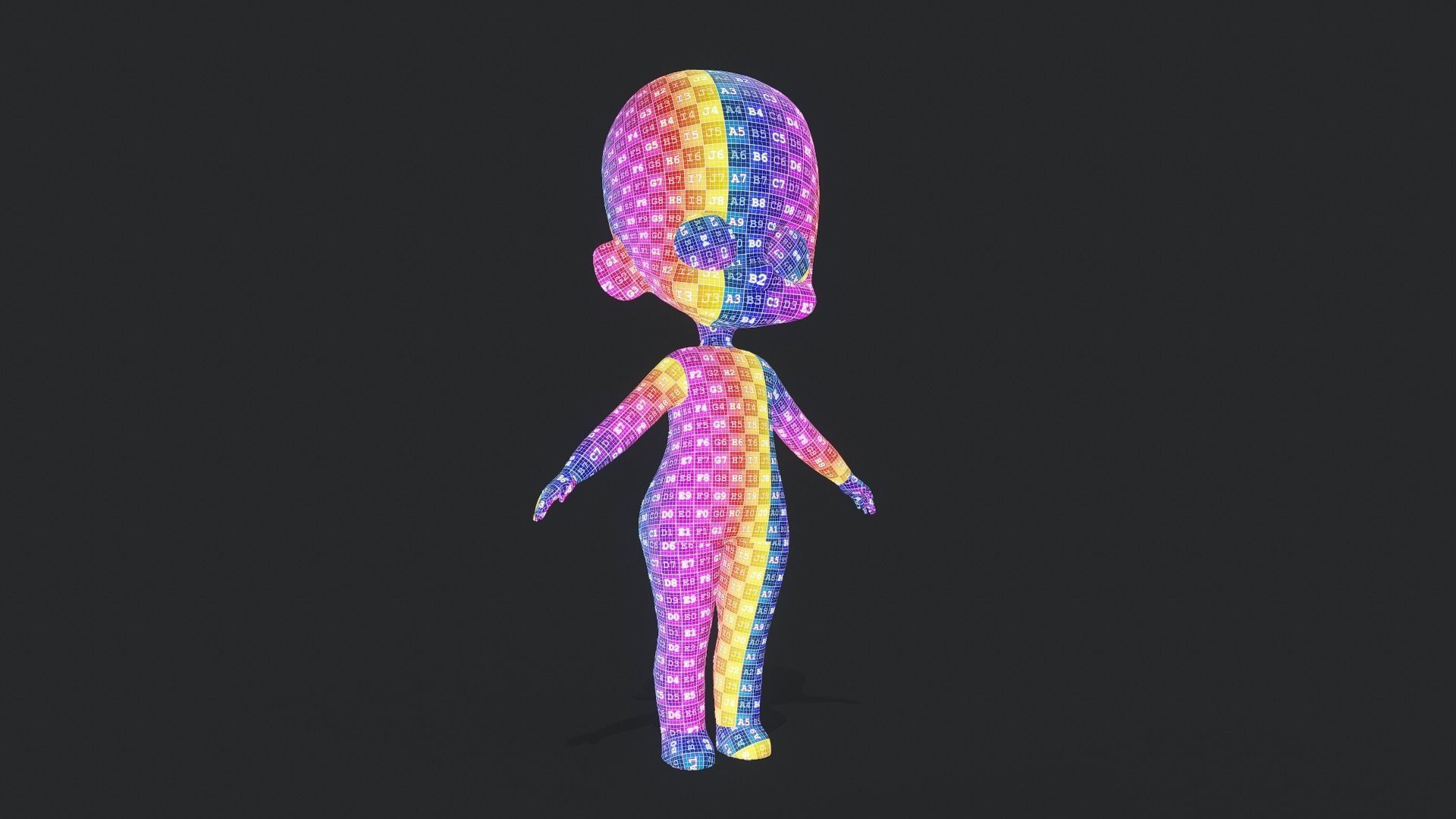 Chibi Base Character - Tutorial Included 3D model | CGTrader