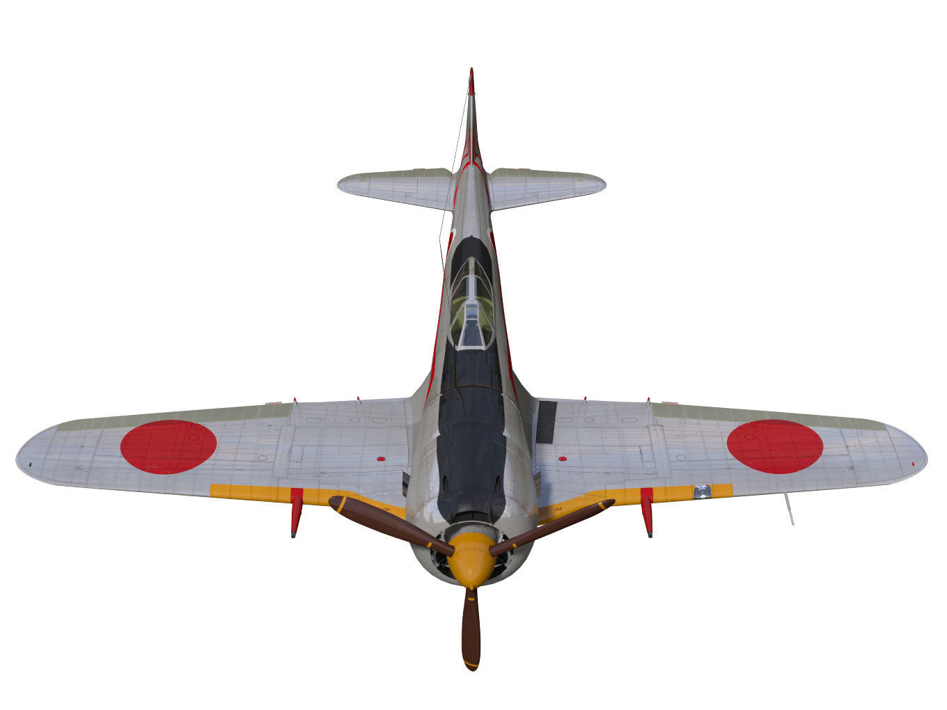 Nakajima Ki44 Tojo type II Otsu 3D model | CGTrader
