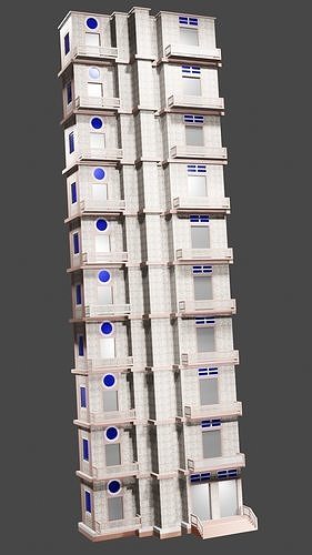 10th floor building by ZeeG 3D model | CGTrader