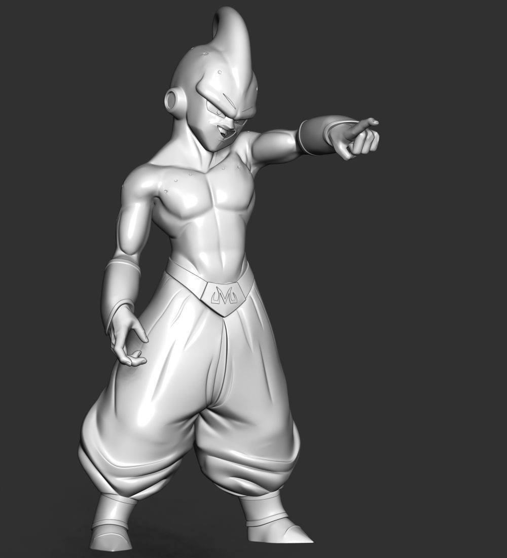 Kid Buu - Dragon Ball Fanart 3D model 3D printable | CGTrader