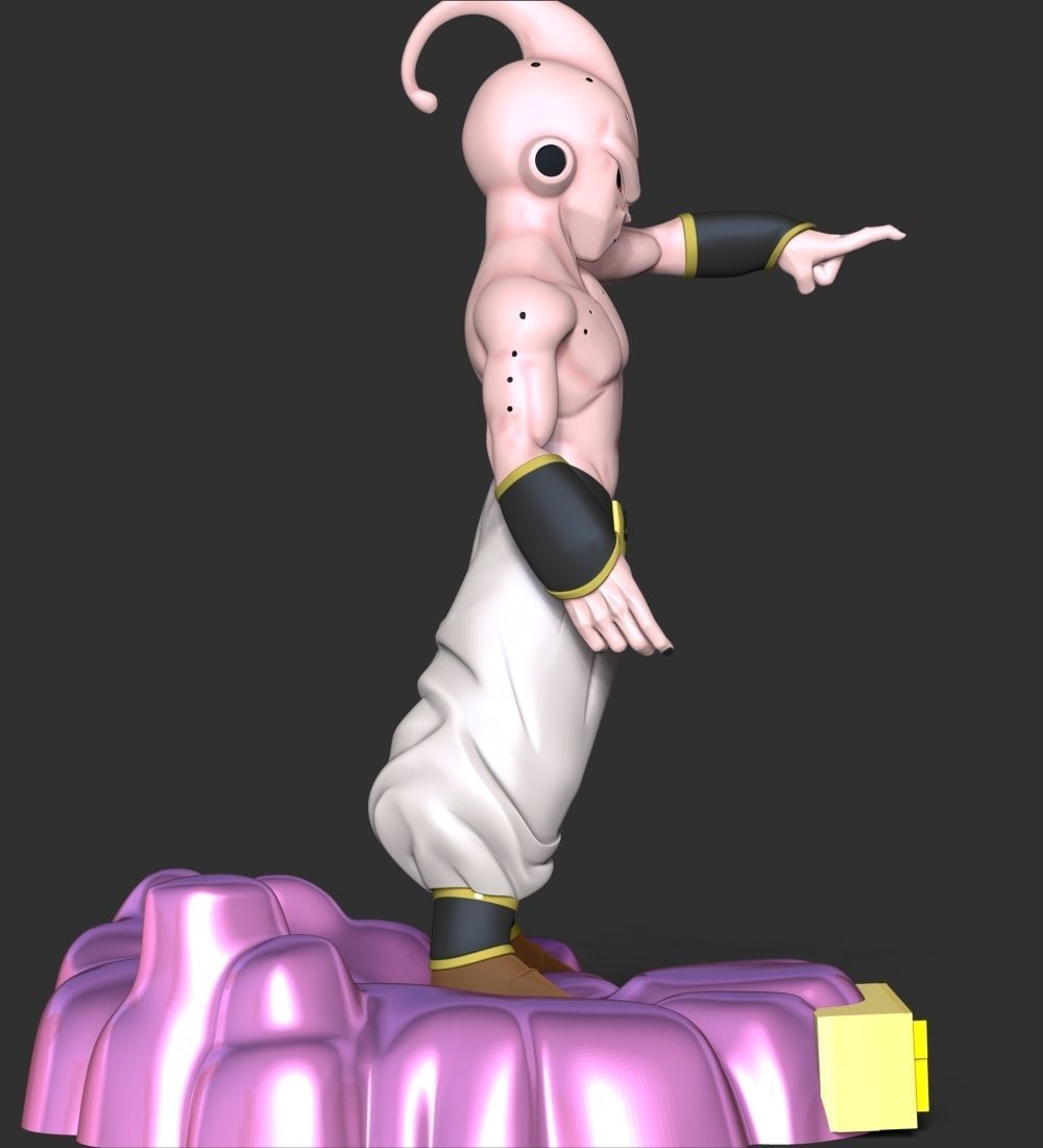 Kid Buu - Dragon Ball Fanart 3D model 3D printable | CGTrader