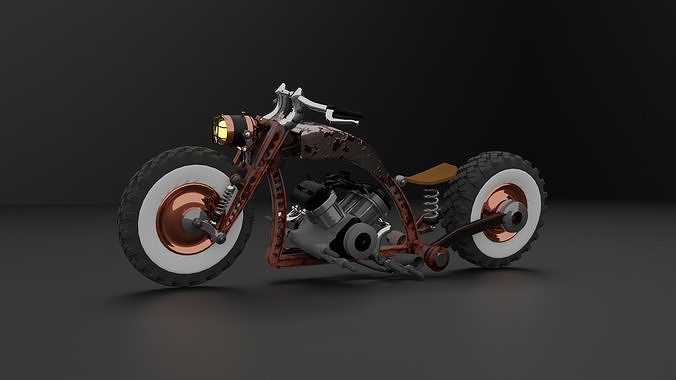 1 to 24 Scale Motorcycle ready to print 3D model 3D printable | CGTrader