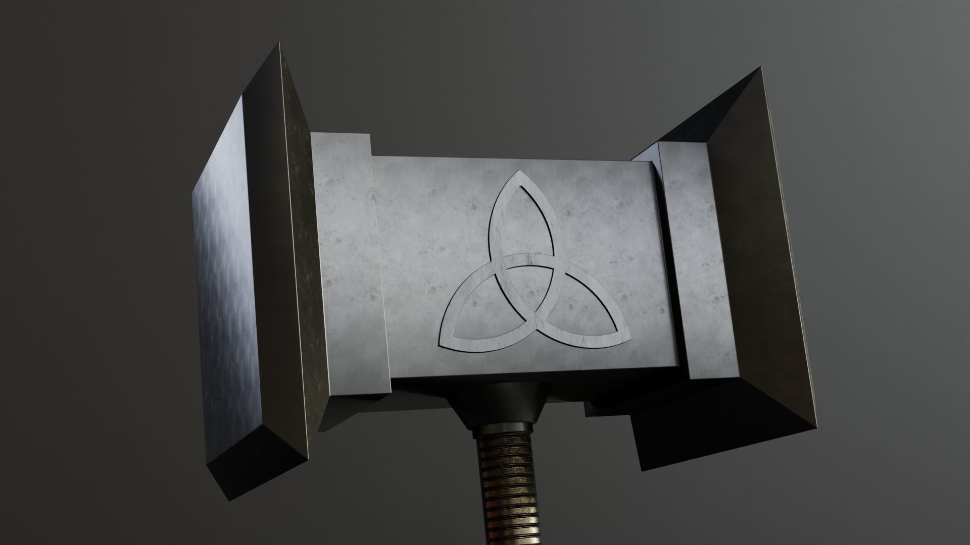 3D model Thor Mjolnir VR / AR / low-poly | CGTrader