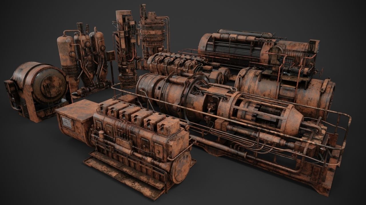 Machinery devices pack Vol2 3D model | CGTrader