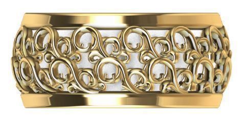 Patterned Ring 3D model Texture Texture | CGTrader