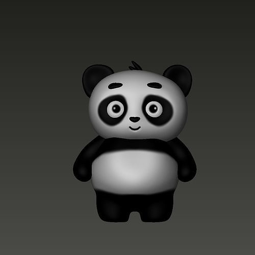 3D model 3d Panda VR / AR / low-poly | CGTrader