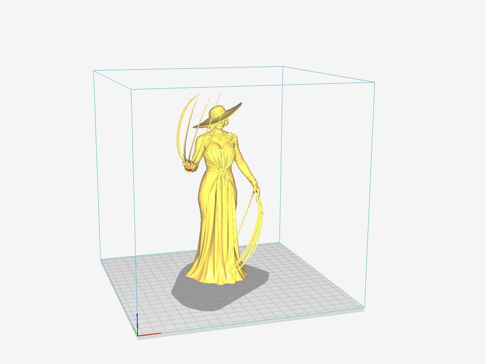 Lady Dimitrescu 3D model 3D printable | CGTrader