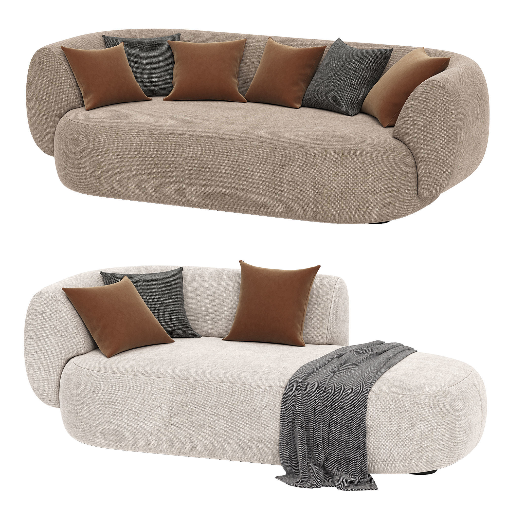 Hug Sofa 3D model | CGTrader