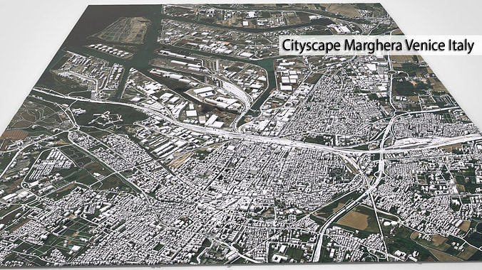 Cityscape Marghera Venice Italy 3D model | CGTrader