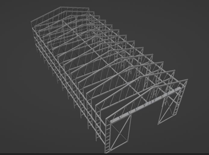 Warehouse hangar 3D model | CGTrader