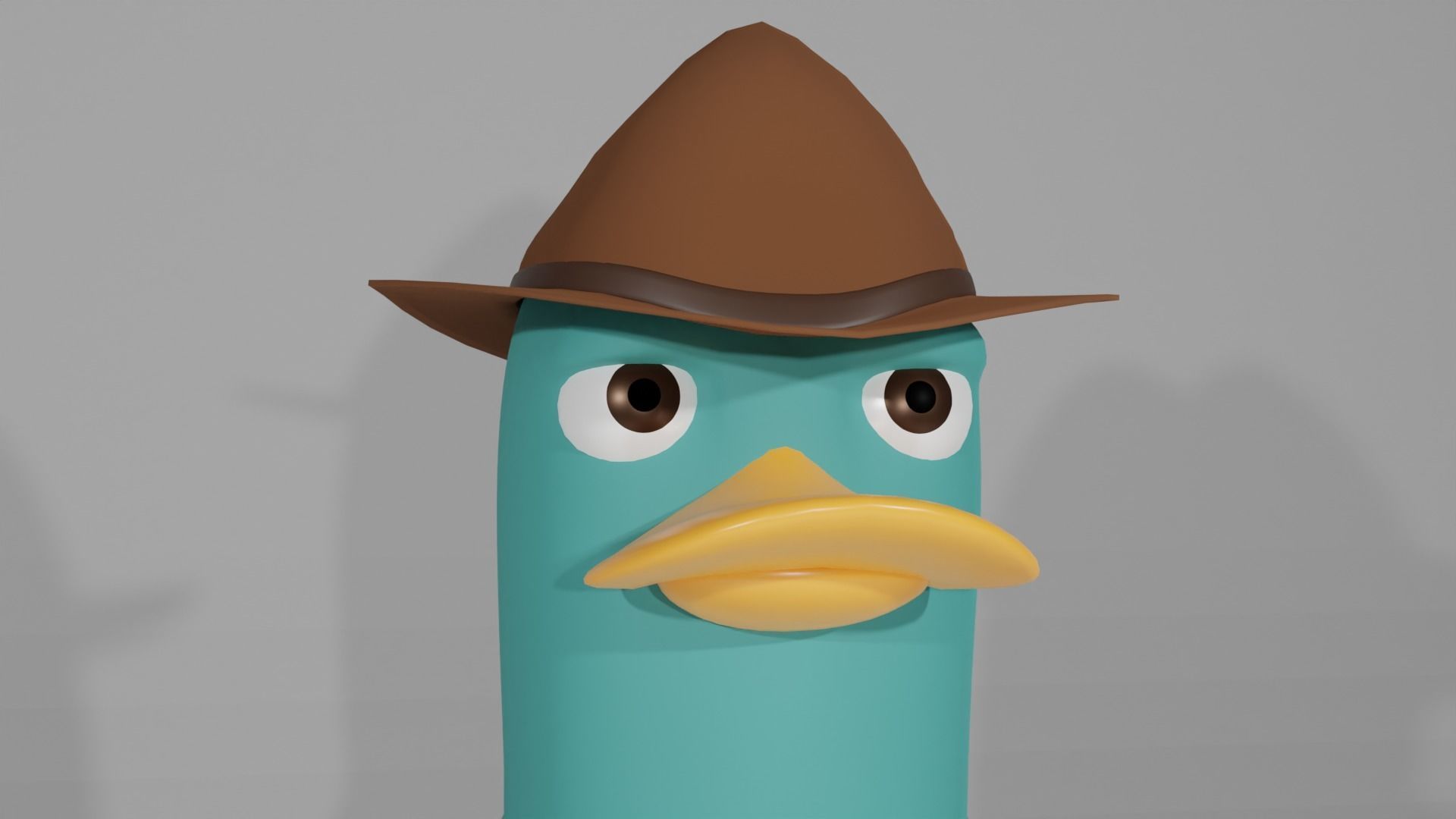 3D model Perry The Platypus VR / AR / low-poly | CGTrader