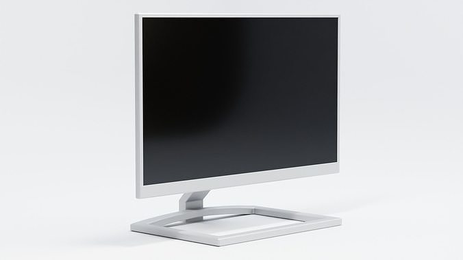 3D model LCD Desktop Monitor VR / AR / low-poly | CGTrader