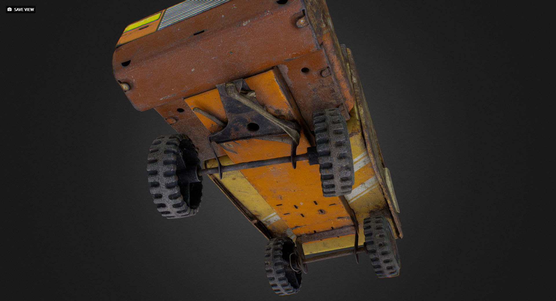 Old USSR Soviet Metal Toy Car URAL BREAD 3D model | CGTrader